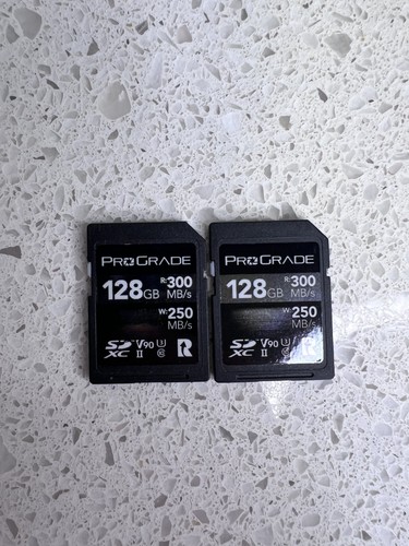 ProGrade SD 128GB Card V90 UHS-II – Up to 250Mb/S Write and 300 Mb/S ...