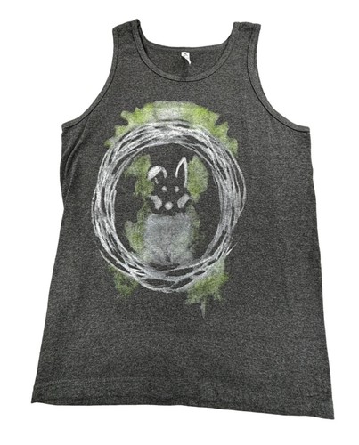 Vintage MK Ultra Survivor Tank Top S Gray Alstyle Mind Control Melt LSD ...