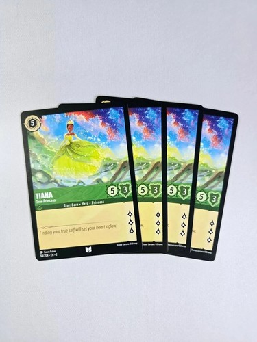 Tiana True Princess 94/204 Playset 4 cards - Rise of the Floodborn | eBay