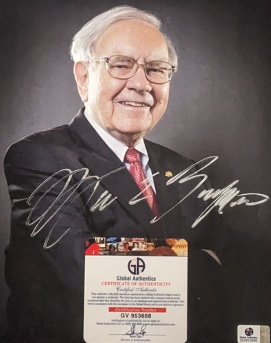 Warren Buffett Signed Autograph 8x10 COA. | eBay