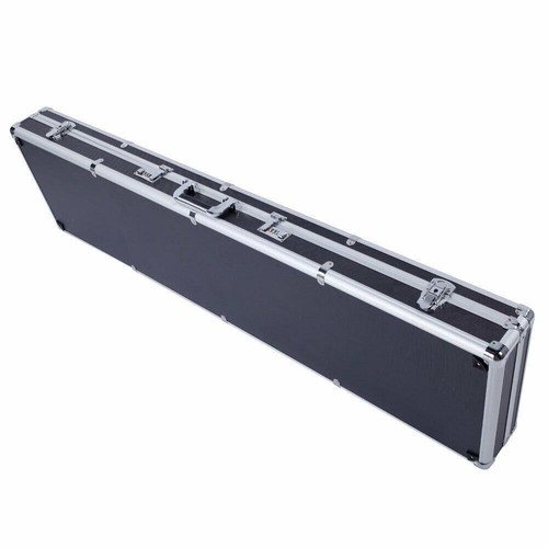 53" Long Aluminum Locking Rifle Gun Case Lock Shotgun Storage Box Carry ...