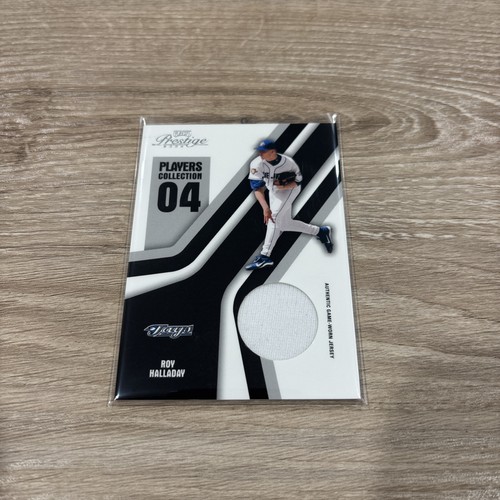 ROY HALLADAY 2004 DONRUSS PRESTIGE PLAYERS COLLECTION JERSEY RELIC CARD ...