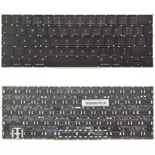 UK QWERTY Keyboard & Backlight 2018-19 Apple Macbook Pro 13" 15" A1990 ...
