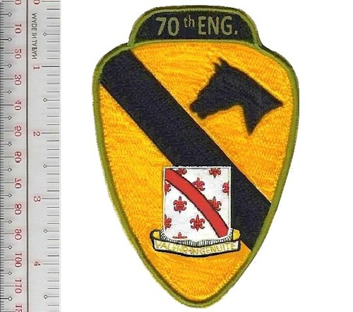 US Army Vietnam 1st Cavalry Division 70th Engineer Battalion 444th Eng ...