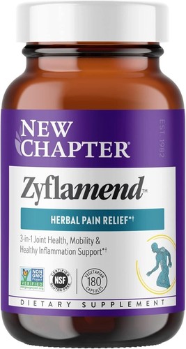 New Chapter Zyflamend Herbal Pain Relief Dietary Supplement -180 ...