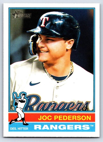 Joc Pederson 2025 Topps Heritage #158 Texas Rangers Baseball Card | eBay
