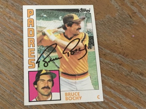 Autographed 1984 Topps Bruce Bochy. #L-1 | eBay