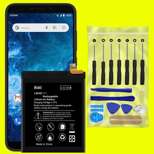 High Capacity 3500mA Built-in Battery Tool f Cricket Icon 2 U325AC ...