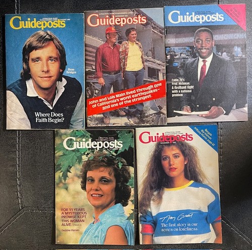 Lot of 5 vintage Guideposts, 1980s. Inspirational stories. Very good ...