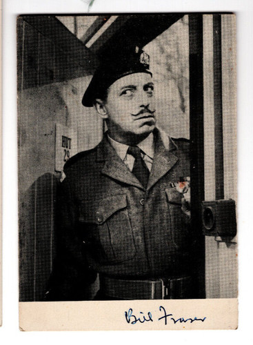Bill Fraser Signed Postcard Photo / Autographed Actor | eBay