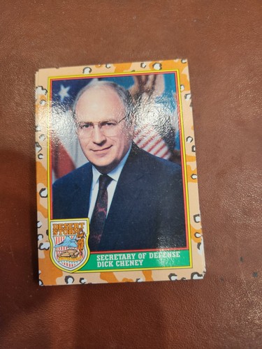 1991 Topps Desert Storm #3 Dick Cheney (RC) Secretary of Defense | eBay