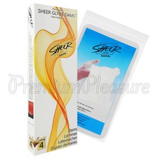 Buy 4 x Sheer Glyde Dams Creme Vanilla flavored Dental Silky thin latex ...