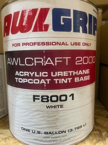 Awlgrip Ac 2000 Tint Base WHITE F8001 - 1 Gallon | eBay