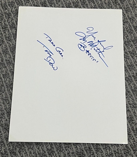 Jerry Mathers Tony Dow Leave it to Beaver signed autographed 8.5x11 ...