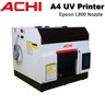 ACHI A4 UV Printer 6 Color Epson L800 Print Nzzle Flat Printed For Case ...