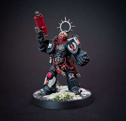 Warhammer 40k Primaris Blood Angels Captain. Painted. Death Company ...
