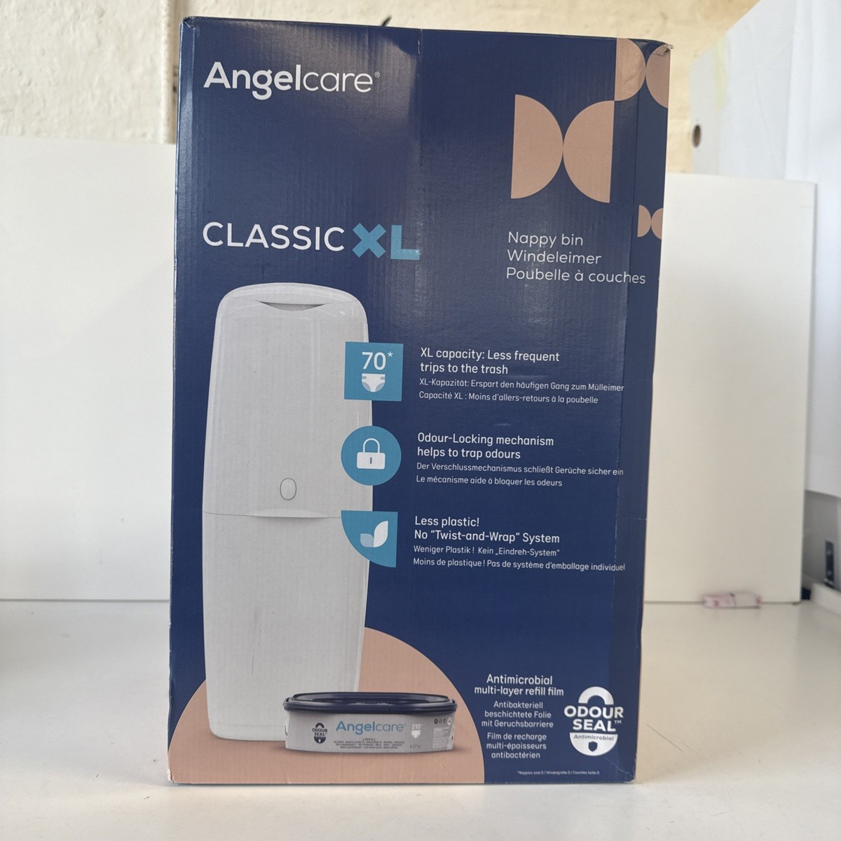 Windeleimer Nappybin Nappy Wrapper Sangenic Wei