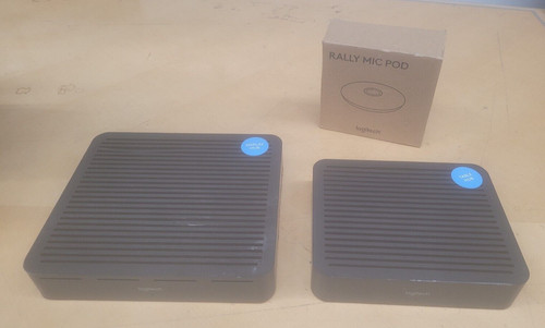 LOGITECH Table Hub, Display Hub and NEW Rally Mic Pod V-U0049 V-U0047 V ...