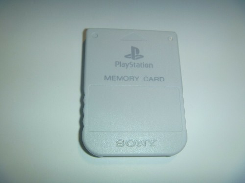 Official OEM Sony Playstation 1 PS1 PSOne Memory Card 1MB SCPH-1020 ...