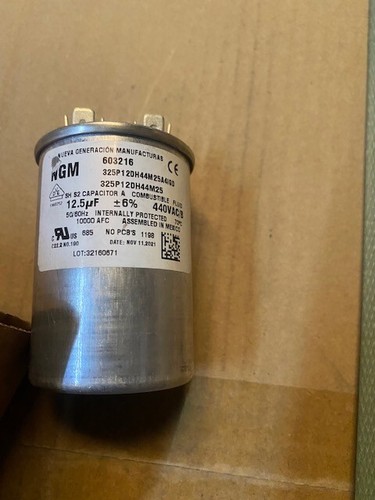 NGM 12.5uF Capacitor 603216 / EIA-456-A 603216 -BUY MORE & SAVE!! | eBay