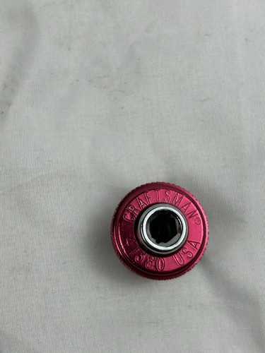 Sears Craftsman USA Nice Thumb Finger Bit Driver 1/4” Rare Red Mar ...