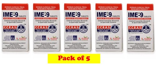 5X Kudos IME-9 TABLETS HERBAL Blood Glucose Metaboliser Ayurvedic - 300 ...