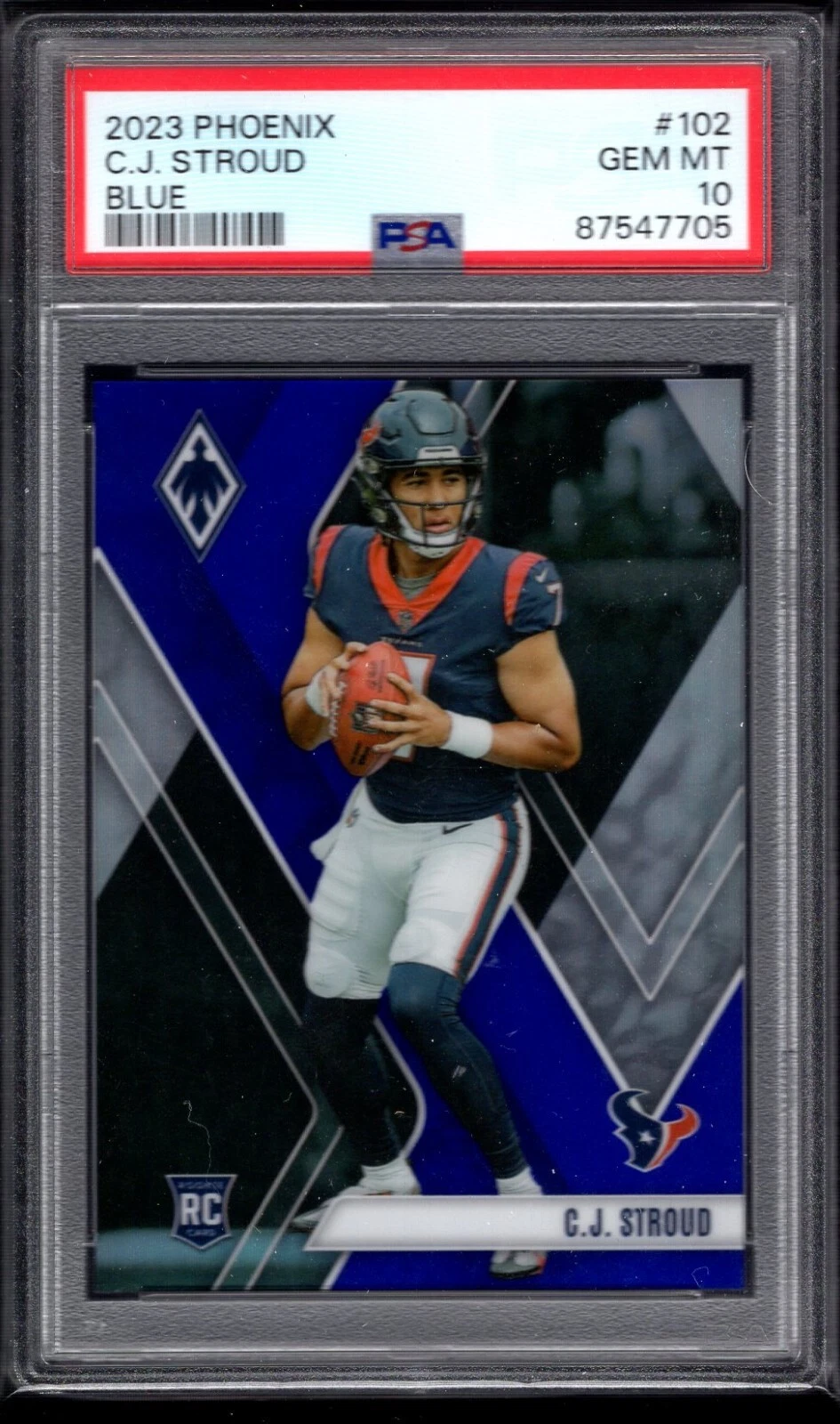 CJ Stroud 2023 Phoenix #102 Blue /35 Price Guide - Sports Card Investor