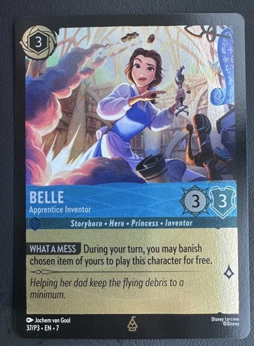 Belle - Apprentice Inventor Lorcana PROMO 37/P3 EN 7 | eBay