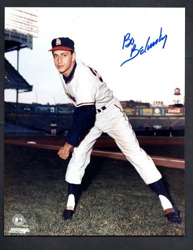 Bo Belinsky Signed Autographed 8 x 10 Photo Los Angeles Angels SHIPPING ...