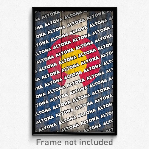 Altona Colorado Poster (CO City Souvenir 11x17 Town Print) | eBay
