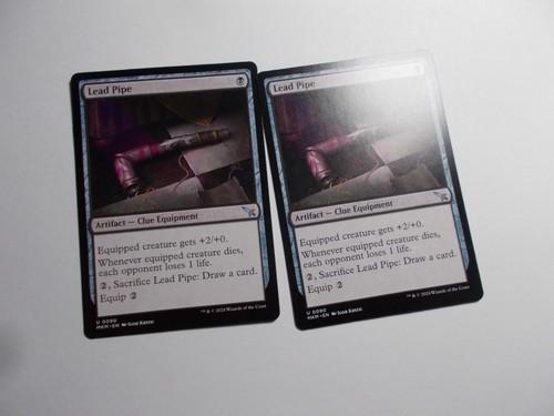 Lead Pipe x2 MTG MAKM Black Uncommon Artifact NM/M | eBay