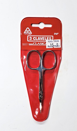 3 Claves 3.5 inch arrow point scissors cuticle, thread snipper | eBay