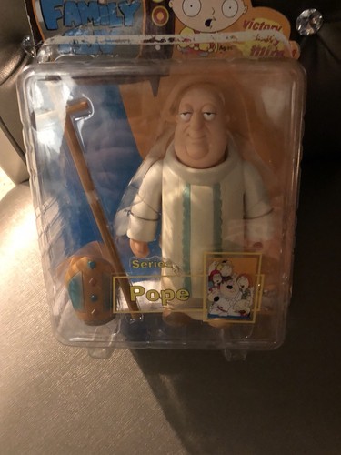 Family Guy Pope Action Figure MIB Series 3 RARE Mezco Cartoon Toy 6 ...