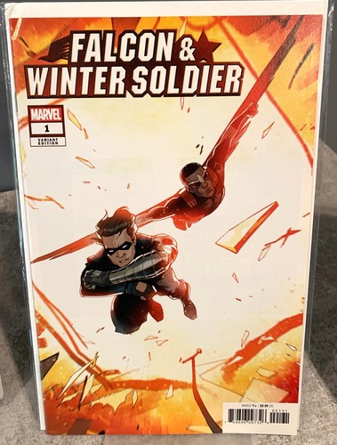 Falcon & Winter Soldier #1 (Marvel Comics, 2020) Bengal Variant Cover ...