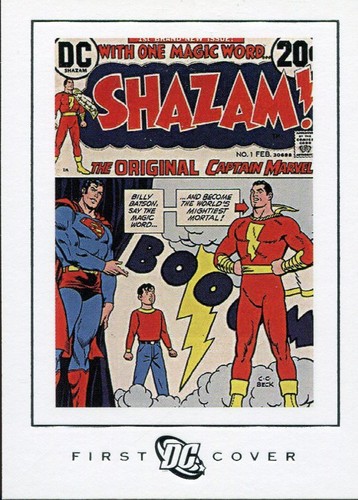 DC Legacy First Title Covers Chase Card FC5 Shazam | eBay