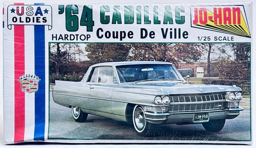 Jo-Han 1/25 Cadillac Coupe De Ville 1964 SEALED VINTAGE KIT 3764C NOS ...