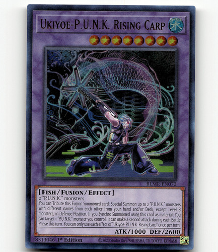 Yugioh - Ukiyoe-P.U.N.K. Rising Carp - Battles of Legend: Monstrous ...