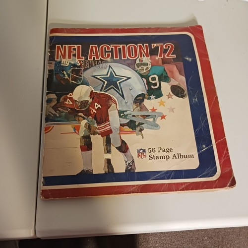 SUNOCO NFL ACTION ’72 STAMP ALBUM–COMPLETE STAMP SET | eBay