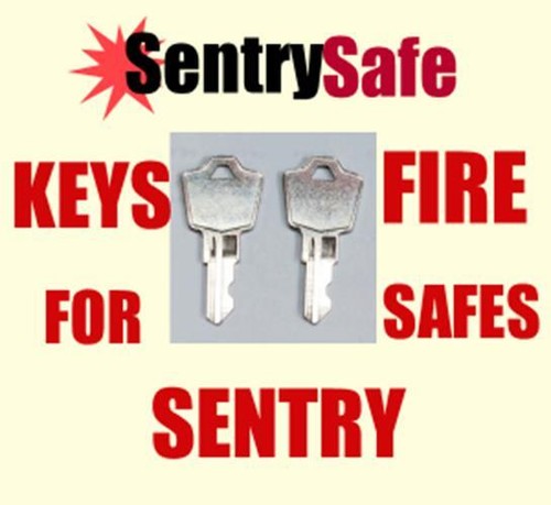 SENTRY A - Z SET OF 2 KEYS SENTRY SAFE FIRE LOCK BOX FREE SHIPPING | eBay