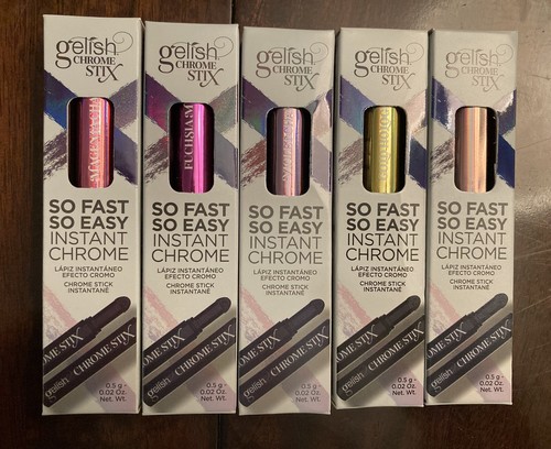 Gelish Chrome Stix Gold Holographic 0.17 oz #1168196 | eBay