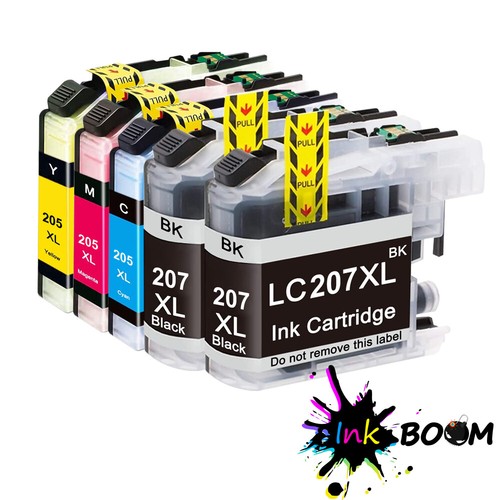 5 Ink Cartridge fits Brother LC205 LC207 MFC-J4420DW MFC-J4620DW MFC ...
