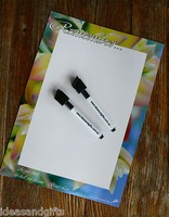 A4 Reminders Family Fridge Whiteboard Message Board Magnet Home Office ...