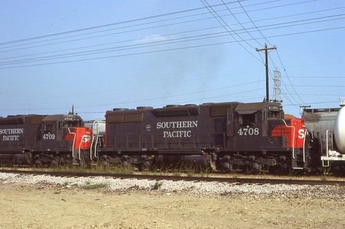 SP #4708 Houston, TX 1978 Conniff Train/Railroad 35mm Kodachrome Slide ...