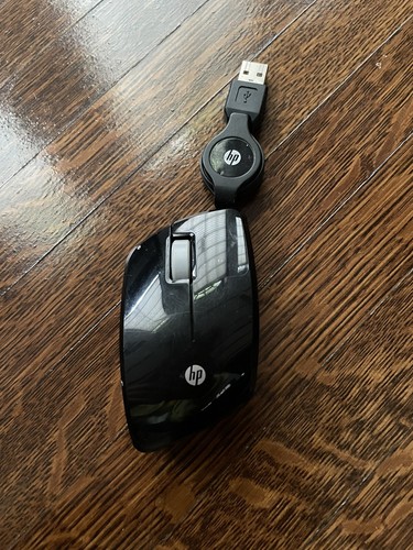HEWLETT PACKARD HP USB Optical Travel Mouse Black Wired - 2 Button ...