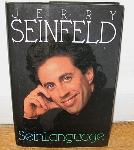 SIGNED Jerry Seinfeld SeinLanguage Sein Language Stand Up Comedian ...