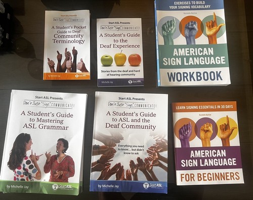 Start ASL curriculum Book Sets Plus Extras. (2 Student Set) | eBay