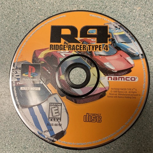 R4 Ridge Racer Type 4 (PlayStation 1 PS1) Disc Only TESTED | eBay