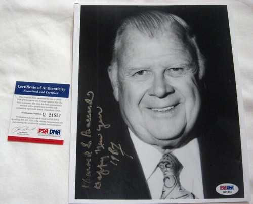 Harold E. Ballard signed / autographed photo PSA/DNA authentication NHL ...