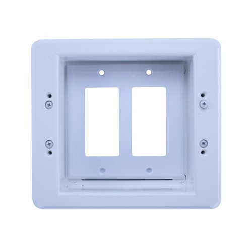 Arlington Industries Tvbs505-1 Tvbs505 Recessed Outlet Wall Plate Kit ...
