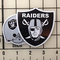 Oakland Raiders NFL Sport Car Bumper Sticker Decal "SIZES'' | eBay